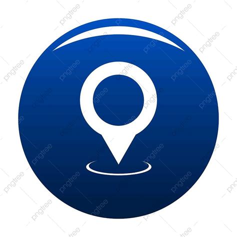 Map Pointer Vector Art Png Map Pointer Icon Vector Blue Circle