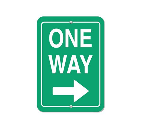 One Way Street Signs One Way Street Entry Signs Free Shipping