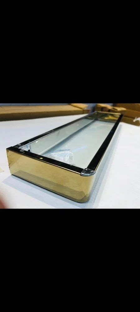 Glossy Glass Corner Rack 2 Shelves Wall Mounted At Rs 100 In New Delhi