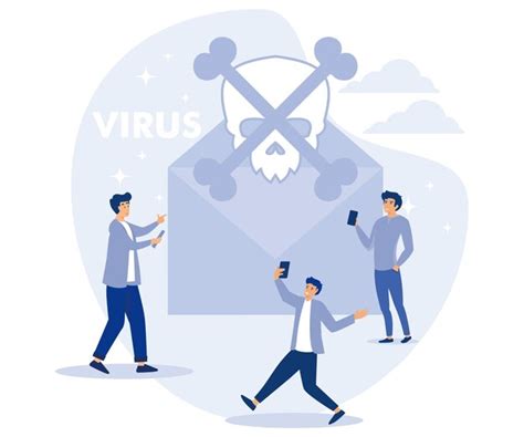 Premium Vector Computer Virus Concept Scam Alert