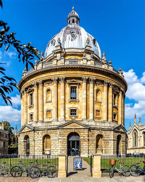 The Radcliffe Camera At Oxford University In England This Is One Of The Most Famous Buildings