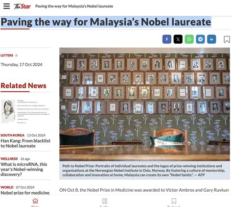 Mentorship Nobelprize Malaysia Success Leadership Shahrul Azman Abd Razak