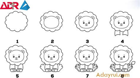 Quá Nhiều Cách Vẽ Con Sư Tử đơn Giản Và đáng Yêu Adayrui
