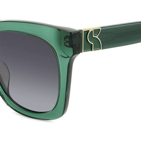 Kate Spade Constance G S 1ed 9o Green Sunglasses Woman