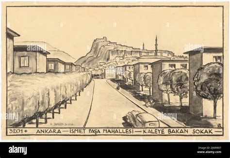 Jansen Hermann 1869 1945 Total Development Plan Ankara Partial
