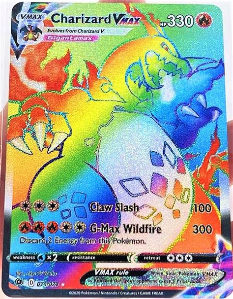 Golden Rainbow Rare Charizard Pondasse