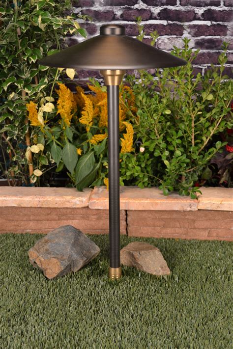 Centaurus 12 By Unique Lighting Systems 12 Volt Brass Path Light Yardillumination