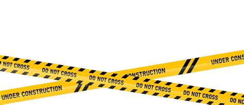Under Construction Do Not Cross Warning Tape Road Sign Background 53636020 Vector Art At Vecteezy