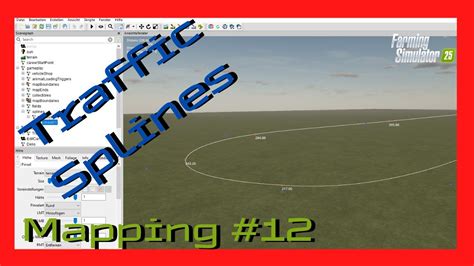 Fs25 Mapping Tutorial 012 Traffic Splines Verbauen Tutorial Youtube