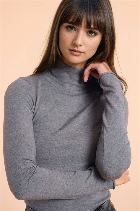 Basic Grey Fine Knit Bodycon Sweater Medium Grey Bodycon Sweater Basic Grey Bodycon
