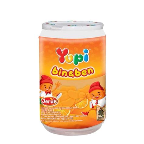 Jual Yupi Calci Bean Binben 70 Gram Botol Shopee Indonesia