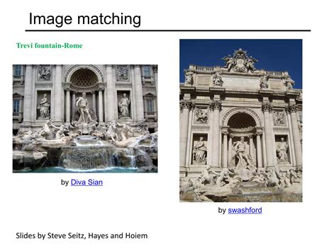 Lecture 6 Computer Vision Features Descriptors Matching Pdf