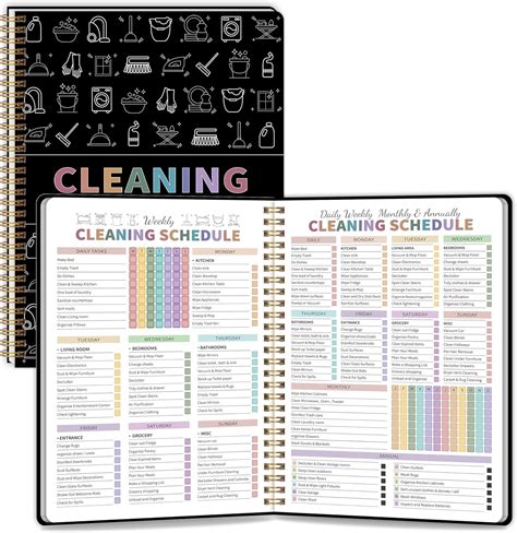 Adhd Cleaning Planner Cleaning Plan Schedule And Checklist Organizer