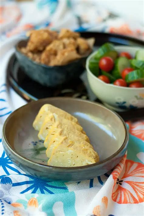 Japanese Egg Roll Tamagoyaki Contemplating Sweets
