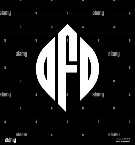 Dfo Circle Letter Logo Design With Circle And Ellipse Shape Dfo Ellipse Letters With