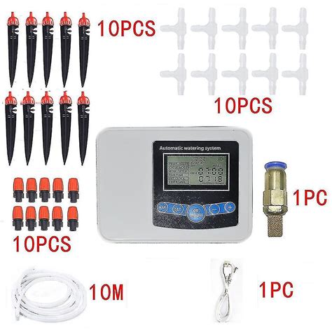 Solar Dual Pump Drip Irrigation System Kits Water Pump Controller Timer