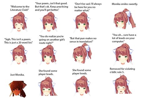 The Many Faces Of Monika Ddlc