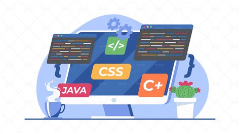 Programming Elements Illustration Graphics Motion Array