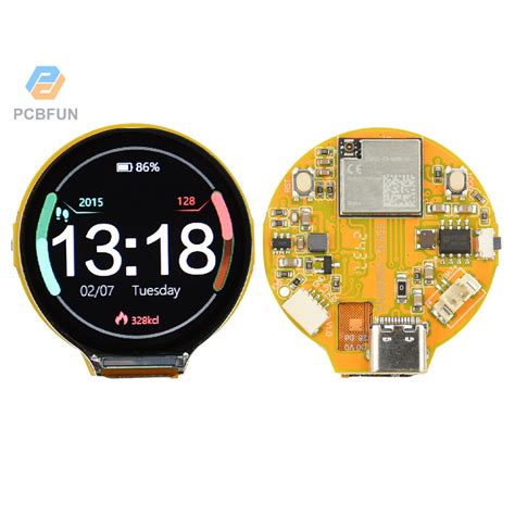 Pcbfun Esp32 C3 Wifi Bluetooth Development Board Module With 128 Inch