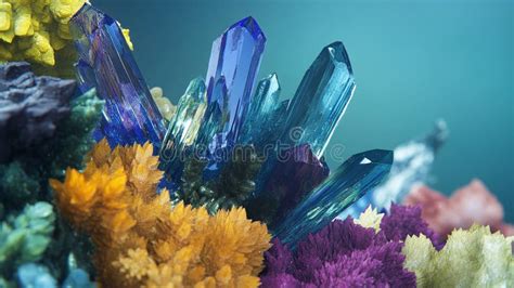 Crystallization Patterns Of Various Salts Creating Dendritic Growth