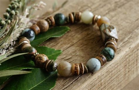 Sale Boho Fresh Grass Stretch Bracelet Bohemian Etsy Australia