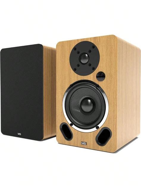 Azatom M5 Powered Bookshelf Speakers 100 Watts 5 Carbon Fibre 2 0 Act