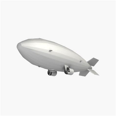 Airship Zeppelin Ship 3d Model