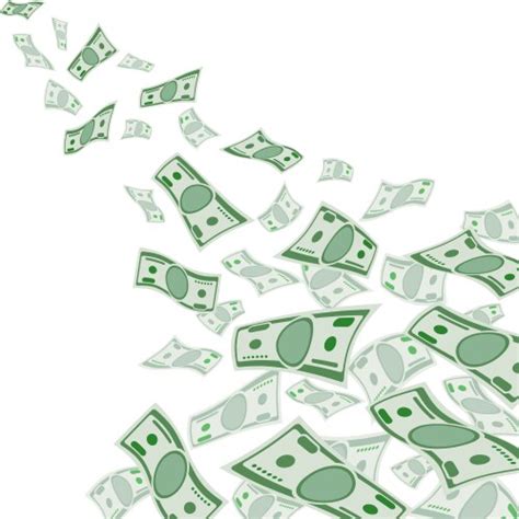 Dollar Bills Falling Vector Images Over 2 500