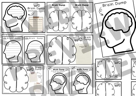 Brain Dump Templates For Retrieval Practice Exit Tickets Assessment