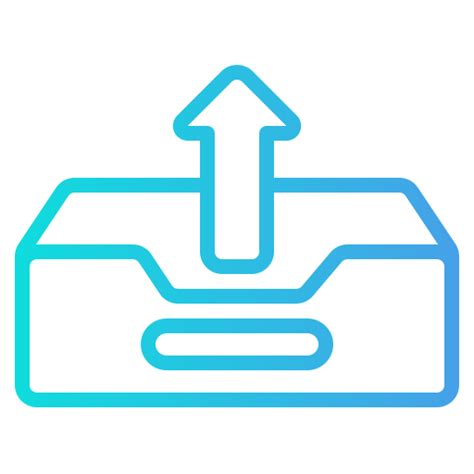 Outbox Generic Gradient Icon
