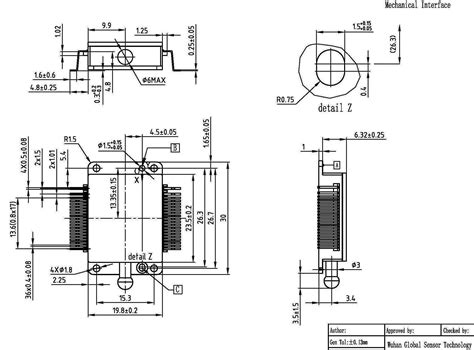 Uncooled Vox 640 512 12μm Thermal Imaging Sensor Microbolometer Gst612m Gst China