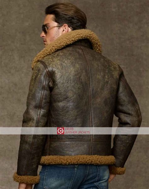 Buy Ralph Lauren Shearling Bomber Polo Leather Jacket