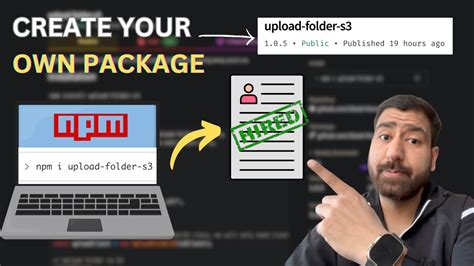 1 Create A Useful Npm Packageupload Folder S3 In English Interview Hired Npm Youtube