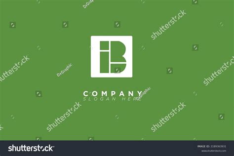 Ib Alphabet Letters Initials Monogram Logo Stock Vector Royalty Free 2189363931 Shutterstock