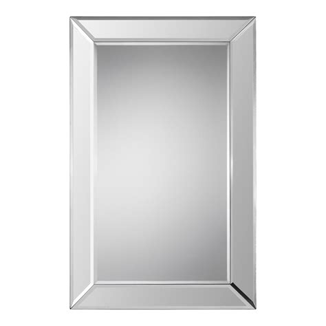 Beveled Frameless Rectangular Mirror Chairish