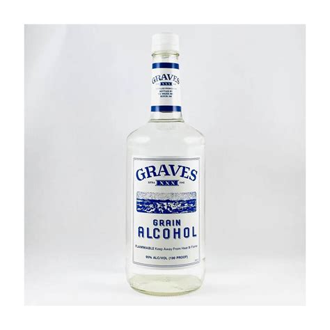 D Graves Xxx Extra Fine Grain Alcohol 190 Proof Norfolk Wine And Spirits