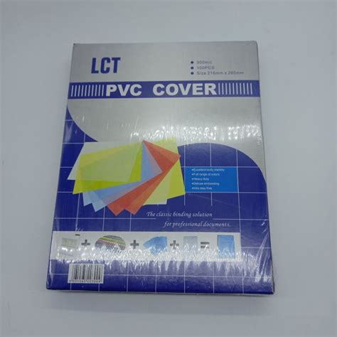 1 Box Pvc Binding Cover Clear Book Ring Binding Cover Lct Acetate Lazada Ph