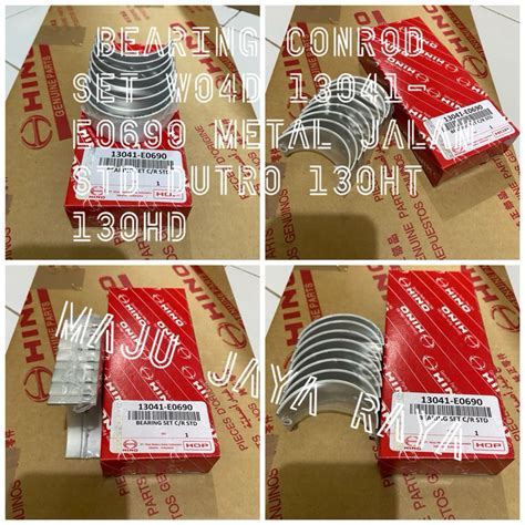 Jual Bearing Conrod Set Wo4d 13041 E0690 Metal Jalan Std Dutro 130ht