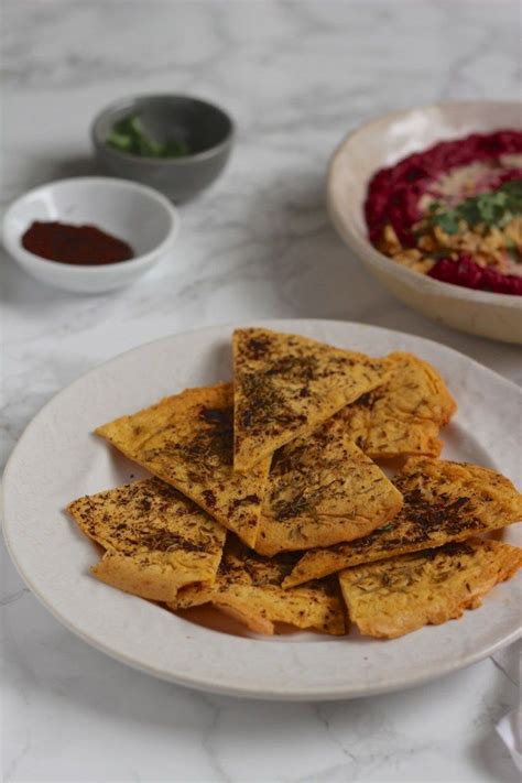 Gram Flour Tortilla Chips Flatbread With Cheats Zaatar