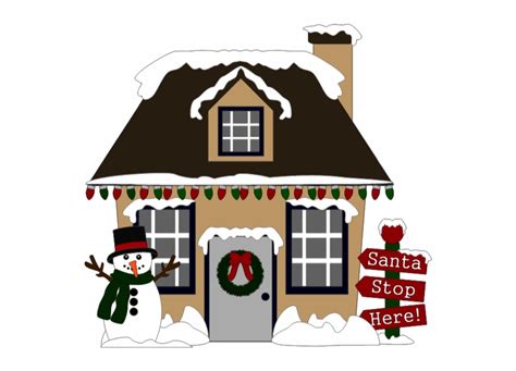 Christmas House Clip Art 20 Free Cliparts Download Images On