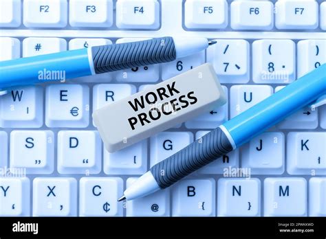 Inspiration Showing Sign Work Process Word Written On Standard Procedures How To Handle A