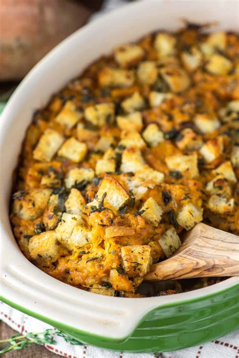 Savory Sweet Potato Casserole Recipe Chisel And Fork