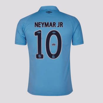 Umbro Santos 2025 Special Edition 10 Neymar Blue Jersey