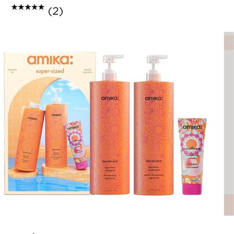 Amika Signature Litre Set Shampoo Conditioner Both Depop