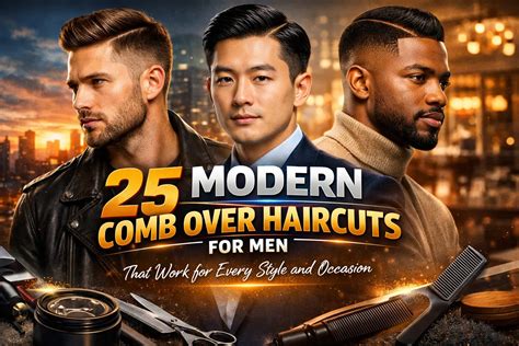 25 Modern Comb Over Haircuts For Men That Look Sharp And Stylish