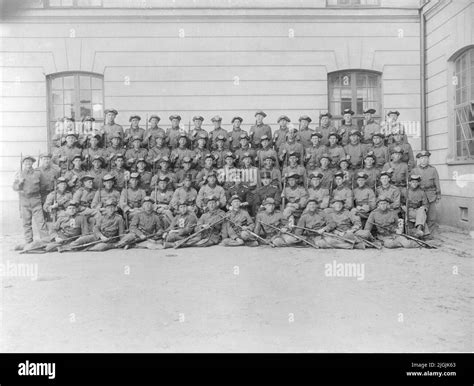 Photo Du Groupe Infanteri Gräsvik Régiment De Grenadier Photo Stock