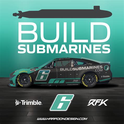 2026 Brad Keselowski Build Submarines Ford Mustang By Brantley Roden