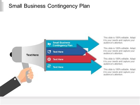 Small Business Contingency Plan Ppt Powerpoint Presentation Pictures Show Cpb