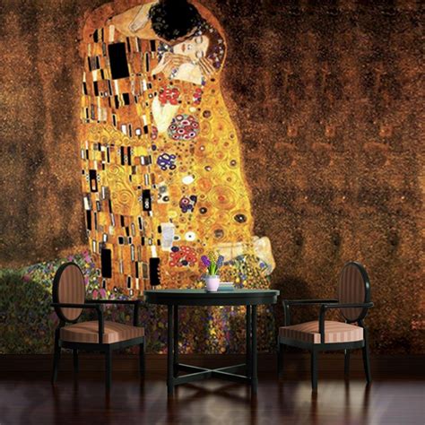Klimt The Kiss Desktop Wallpaper