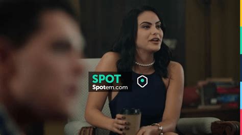 The Sleeveless Blue Top Of Veronica Lodge Camila Mendes In Riverdale